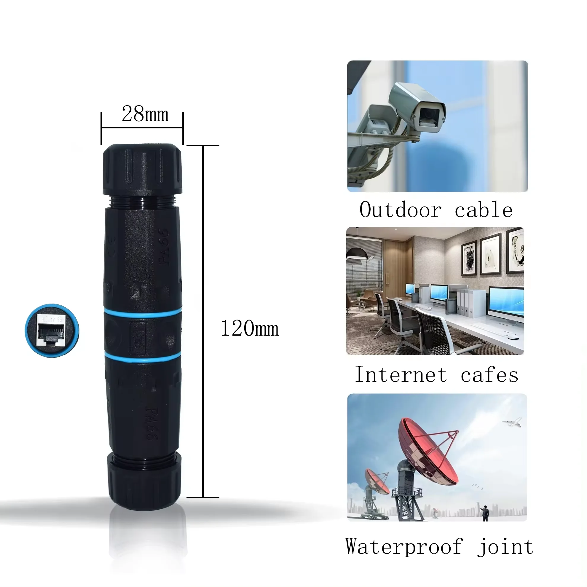 Latest 2024 Ip68 Waterproof Rj45 Female To Female Coupler | Cat6 Stp ...