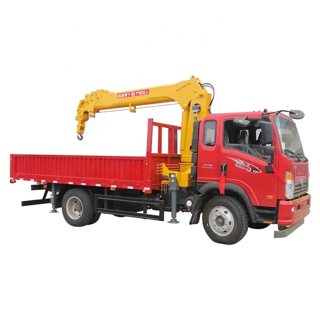 New 5 Ton 8 Ton 10 Ton Dump Crane Truck Mounted Telescopic Boom Cranes - Buy Crane Truck,Loading ...