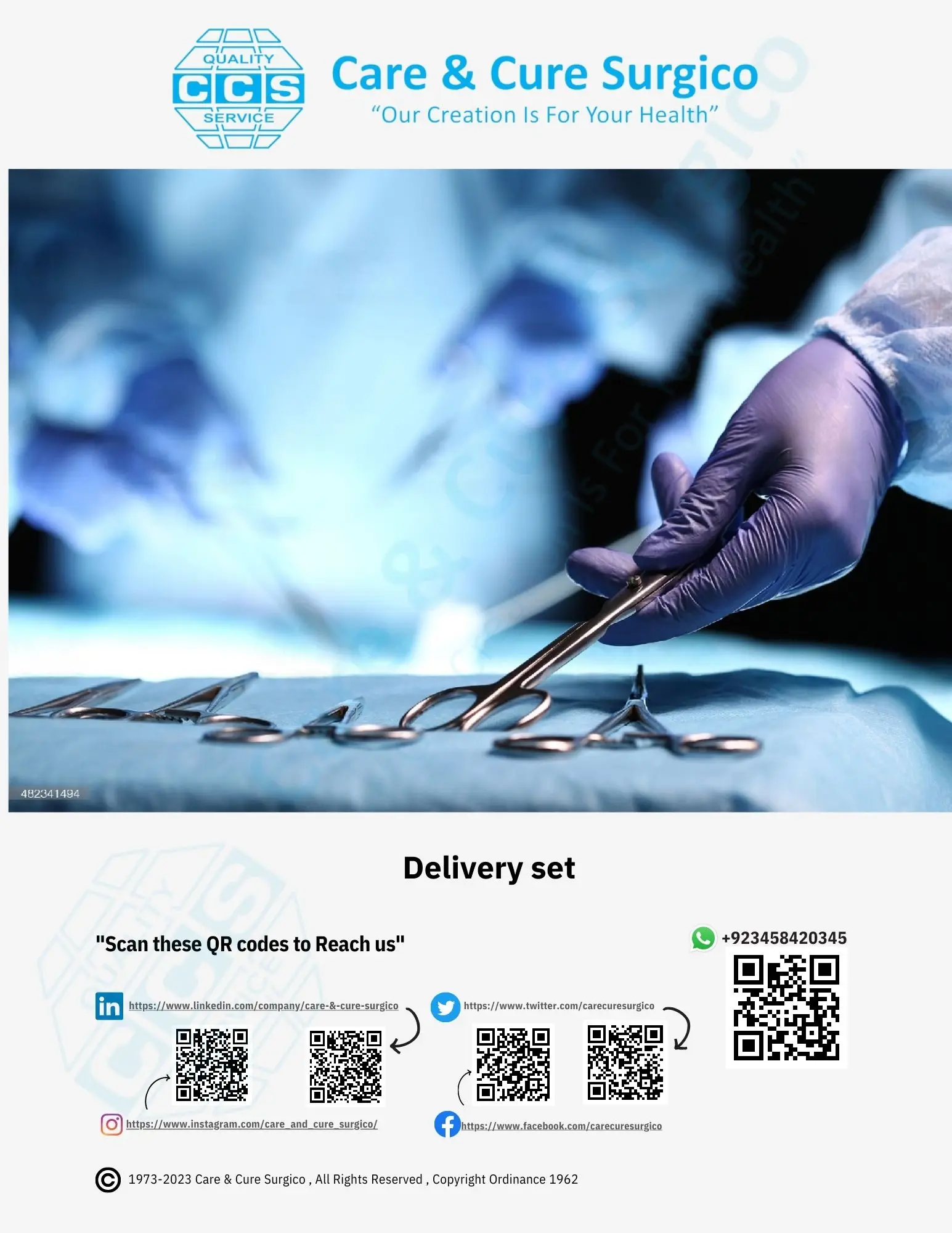 Hot Surgical Normal Delivery Instrument Set Like Gynecology Surgery Instruments For Hospital In ...