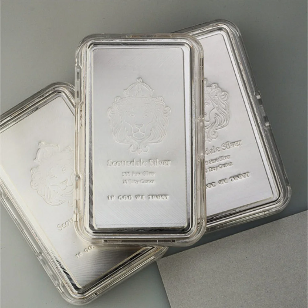 10 Oz Silver Bar Stacker Capsules Buckled Plastic Gold Bullion Coin ...