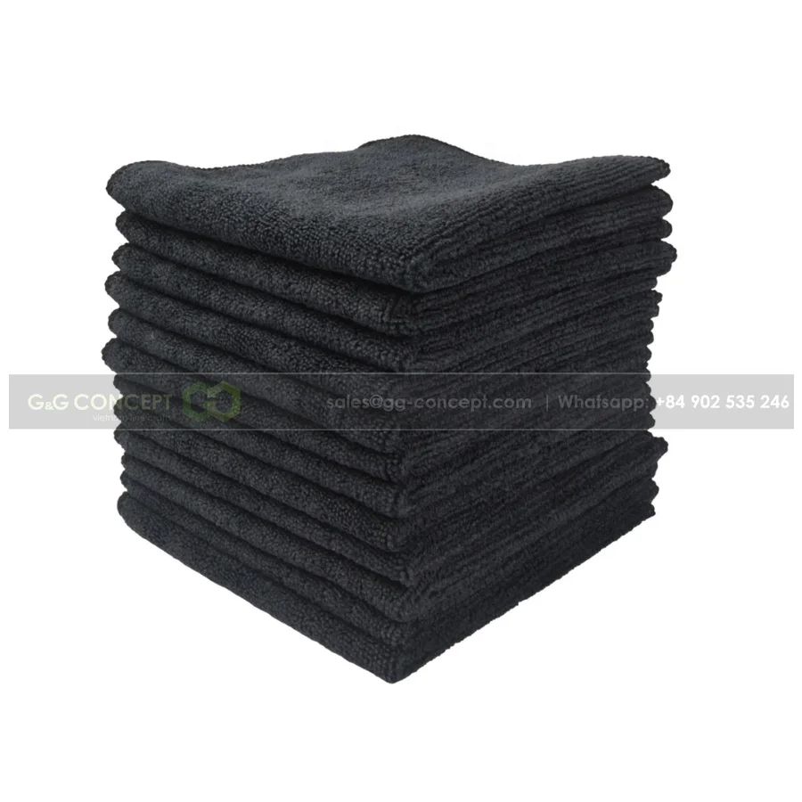 Black Microfiber Towel for Everyone Large Microfiber Towels Use Many ...
