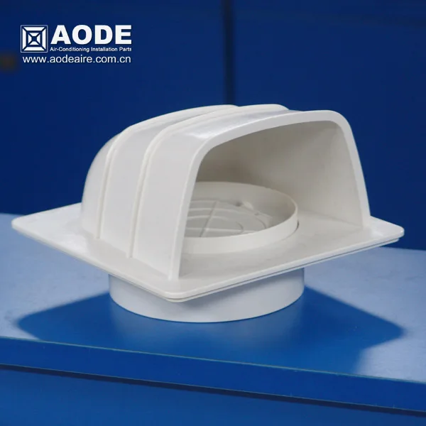 Hvac Plastic Hooded Cowl Ventilation Cover,Grill Cover With Backdraft ...