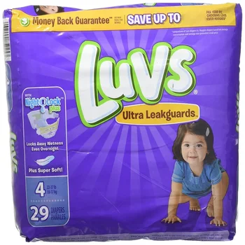 Luvs Pro Level Leak Protection Diapers All Sizes 124 Count Economy Pack ...