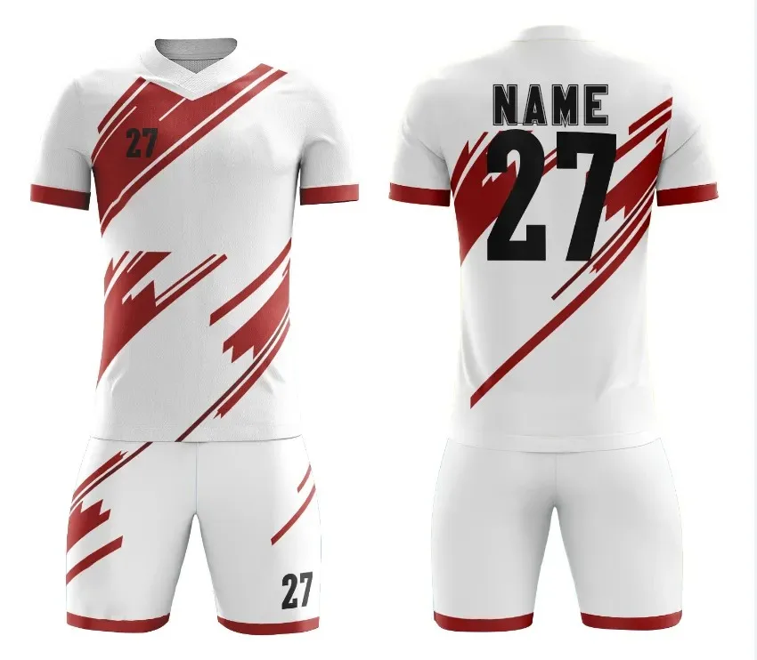 Soccer Wear Jersey Sets Sublimation Soccer Wear For Men's Practice Football Shirts Custom ...