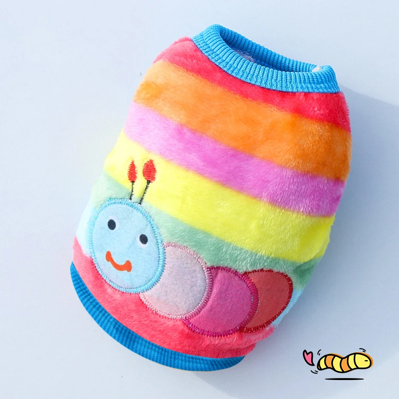 Cute Cartoon Pet Cat T Shirt Puppy Vest Clothing Dog Winter Jacket Warm ...