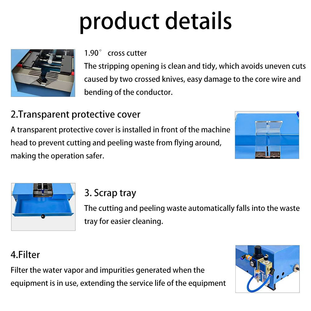Induction Type Pure Pneumatic Peeling Machine - Sinrad SR-P004