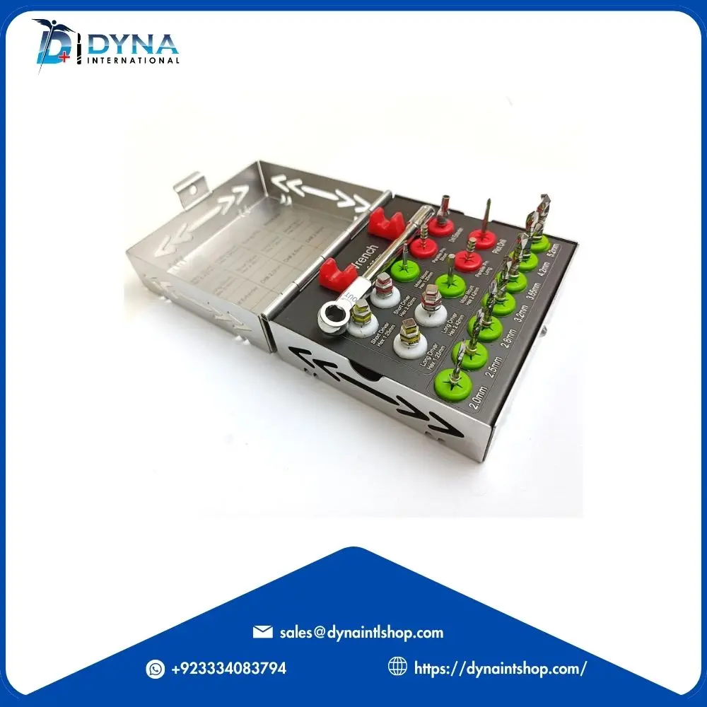 Dental Implant Remover Kit - 18pcs Fixture Removal Set