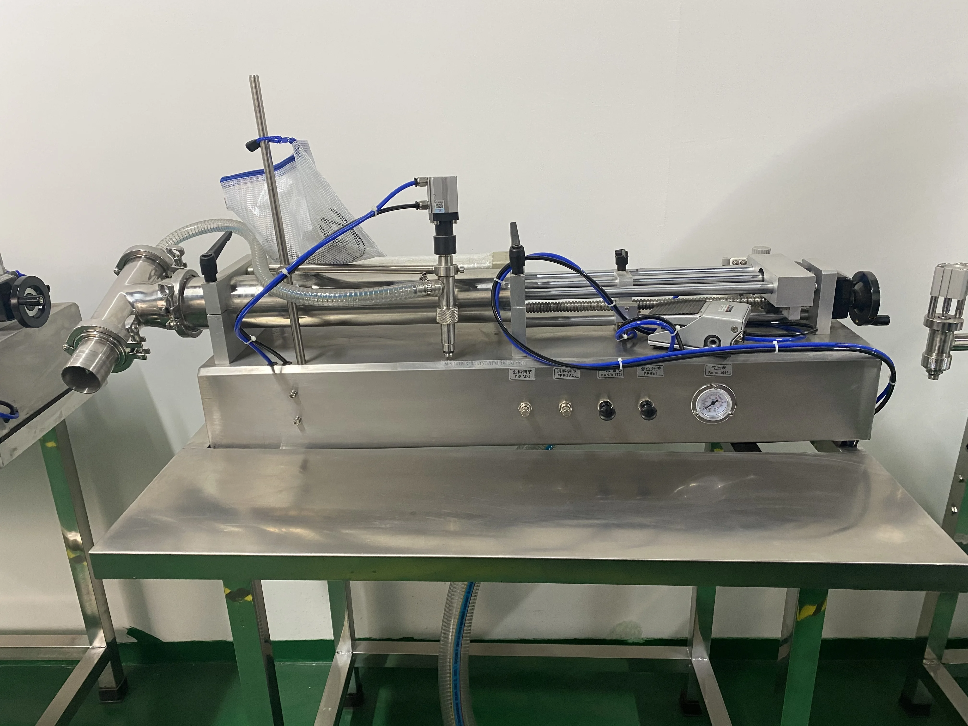 Semi Automatic Horizontal Pneumatic Liquid & Cream Honey Bottle Syrup ...