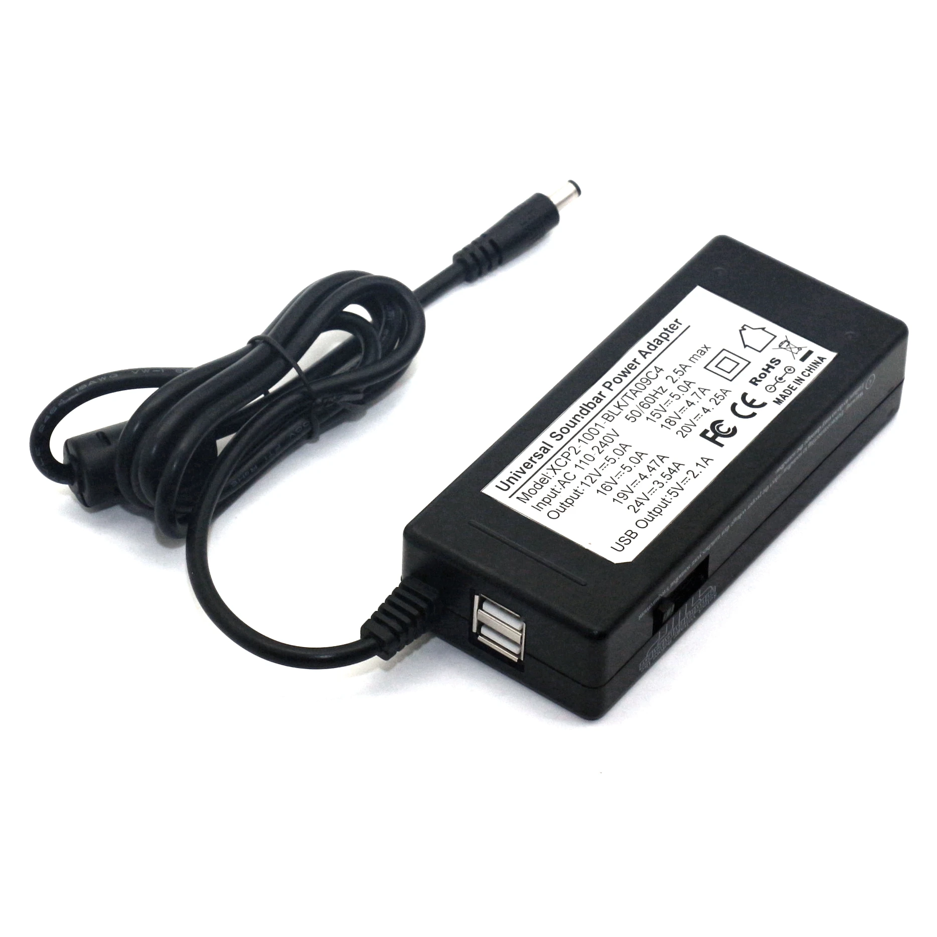 100w Universal Laptop Adapter 12v 15v 16v 5a 18v 4.7a 19v 4.47a 20v 4 ...