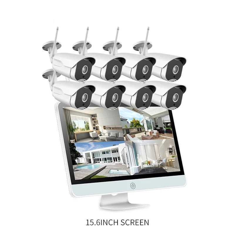 5mp 8ch Wireless Security Camera System Waterproof Audio Record Wifi ...