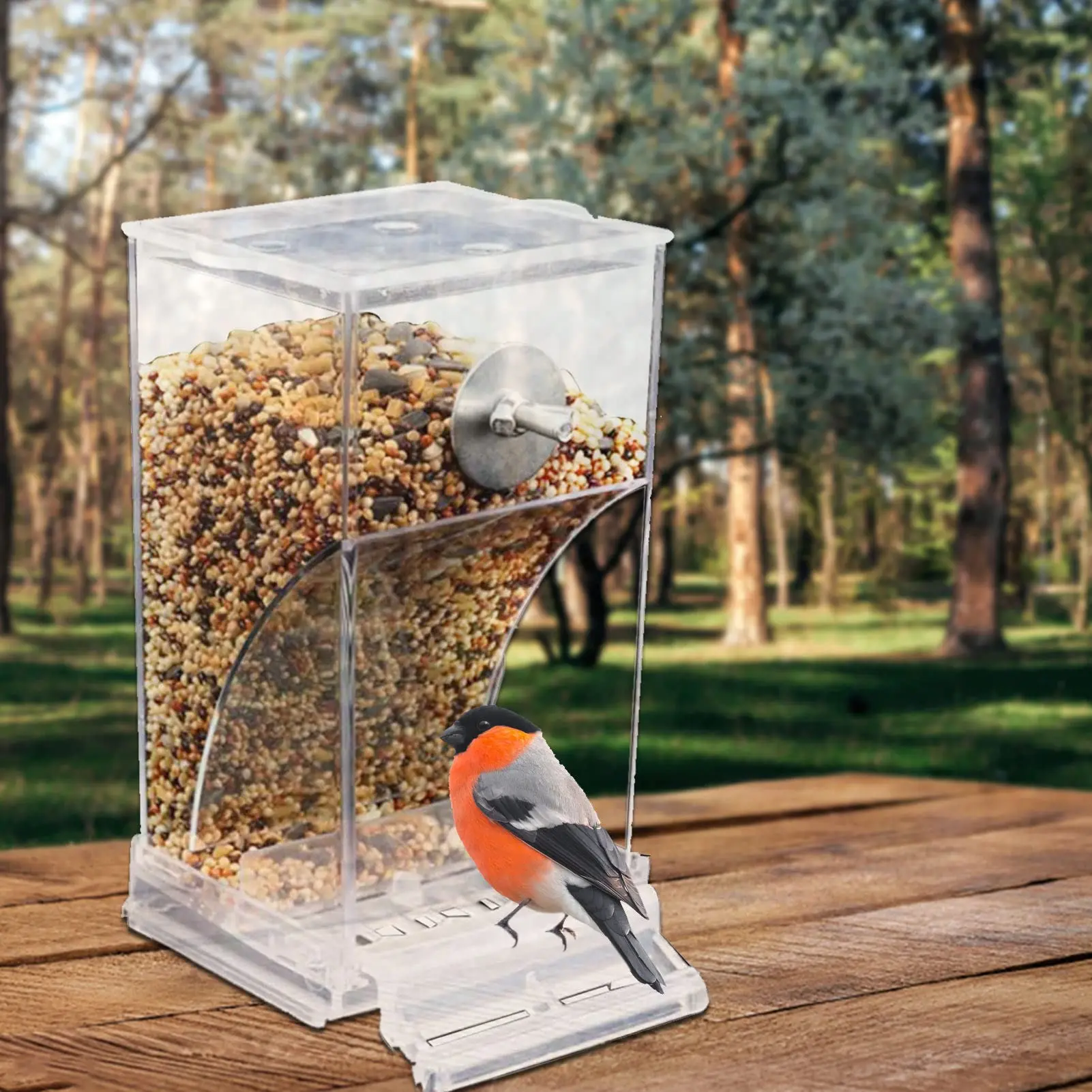 Outdoor Transparent Vision Bird Cage With Strong Suction Cups Acrylic ...