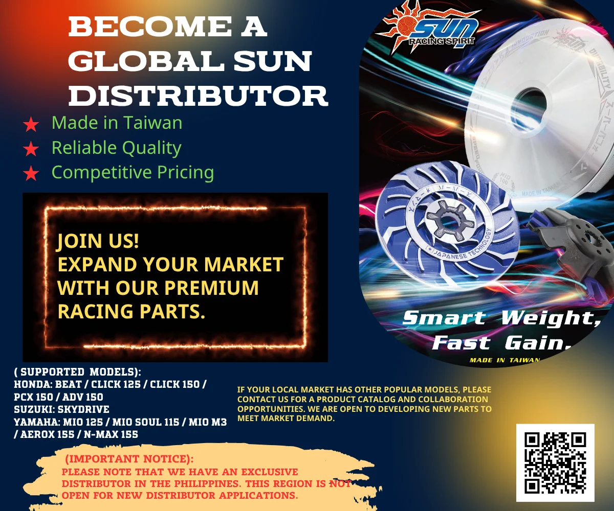 SUN Racing PCX160 CVT System Transmission Kit - New Steel Upgrade for ...