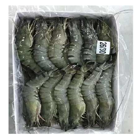 Frozen Aquaculture Black Tiger Head-on Shrimps Bulk Packaging BQF ...