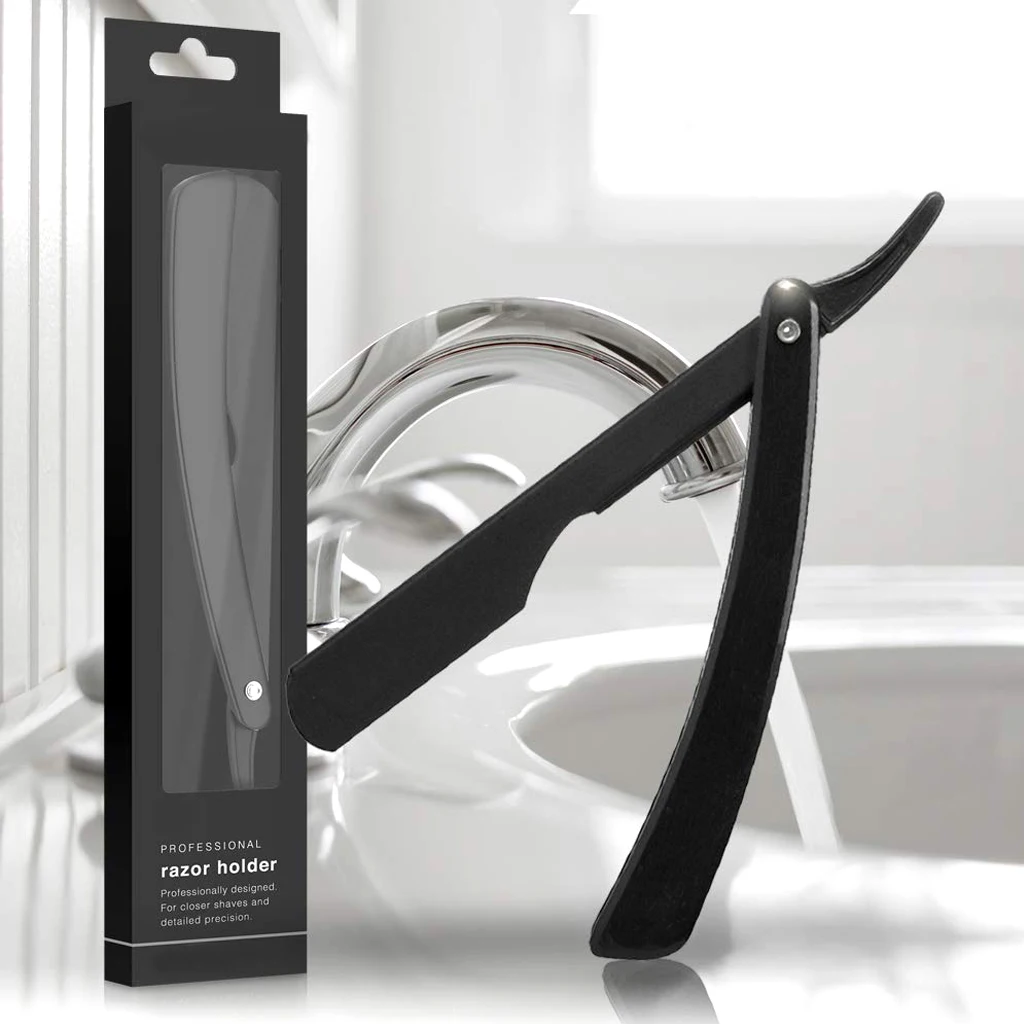 Professional Straight Edge Razor for Men - Stainless Steel