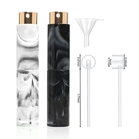 Mini Travel Size 10ml 5ml 8ml Marble Pattern Empty Perfume Atomizer ...