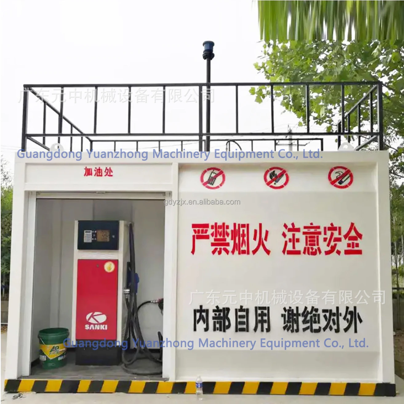 Mobile Fueling Station - 50m3 Diesel Tank Trailer for Mining