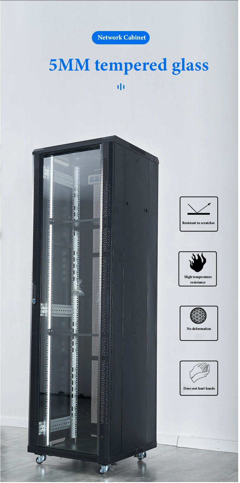 42u Server Rack Cabinet Date Center It Network Equipment Rack Enclosure ...