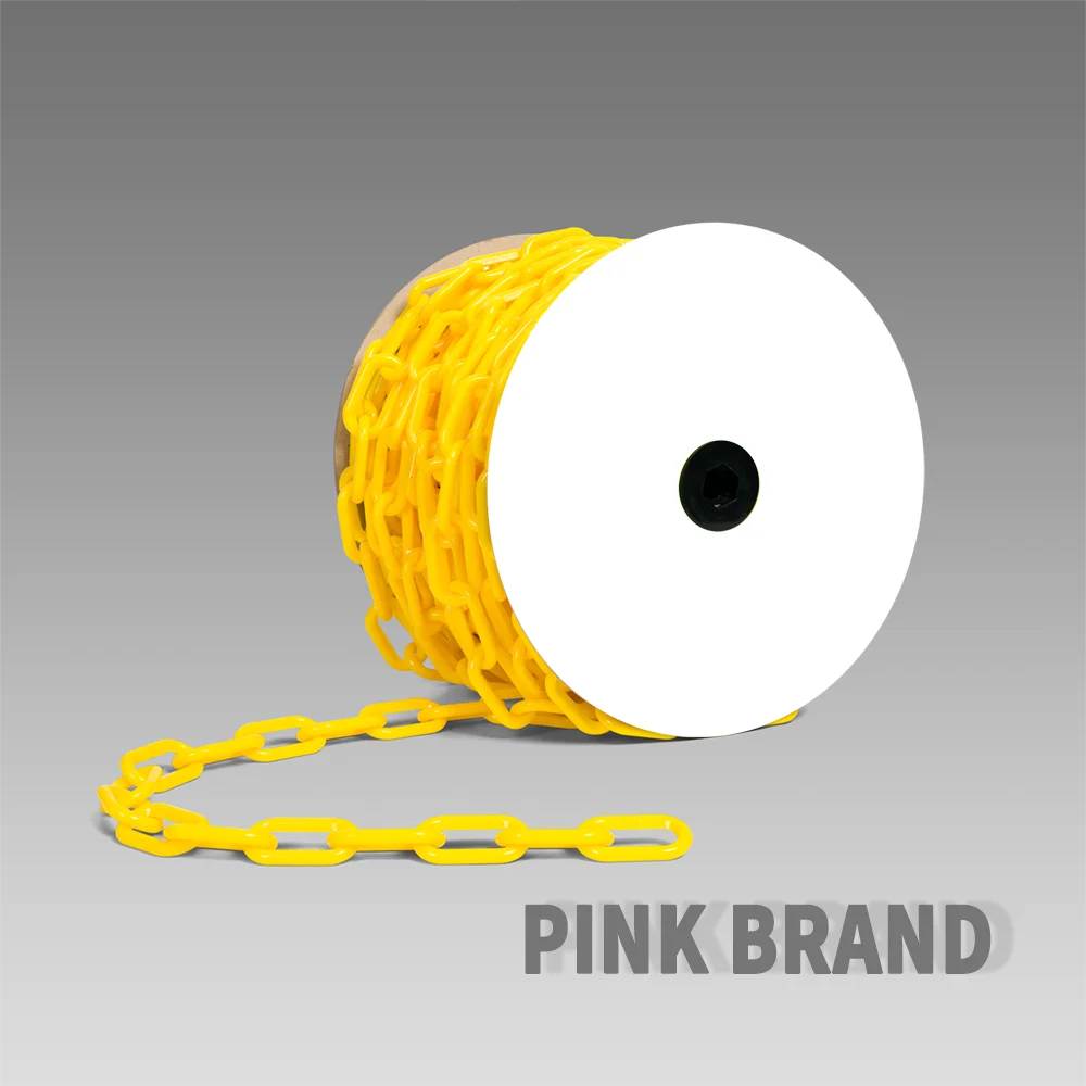 8mm20m Traffic Roadway Safety Colored Plastic Chain For Road Safety ...