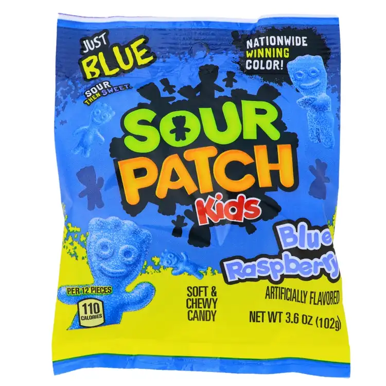 Sour Patch Kids Blue Raspberry Share Bag (usa) 102g - Buy Sour Patch ...