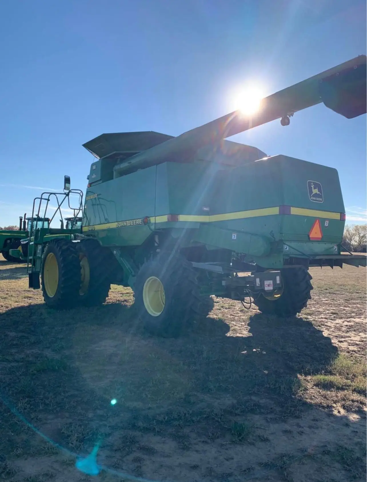 Buy Fairly Used High Productivity Used John Deere Combine Harvester ...