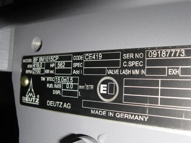 Deutz BF8M1015C - 8-Cylinder Diesel Engine for Power Generation