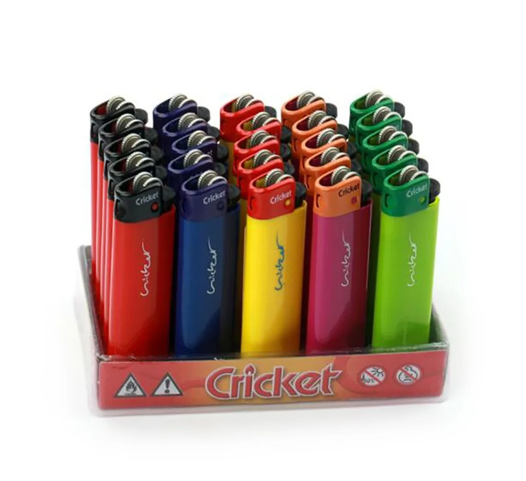 Colored Disposable/Refillable Cricket Lighter Lighter for sale 50 ...