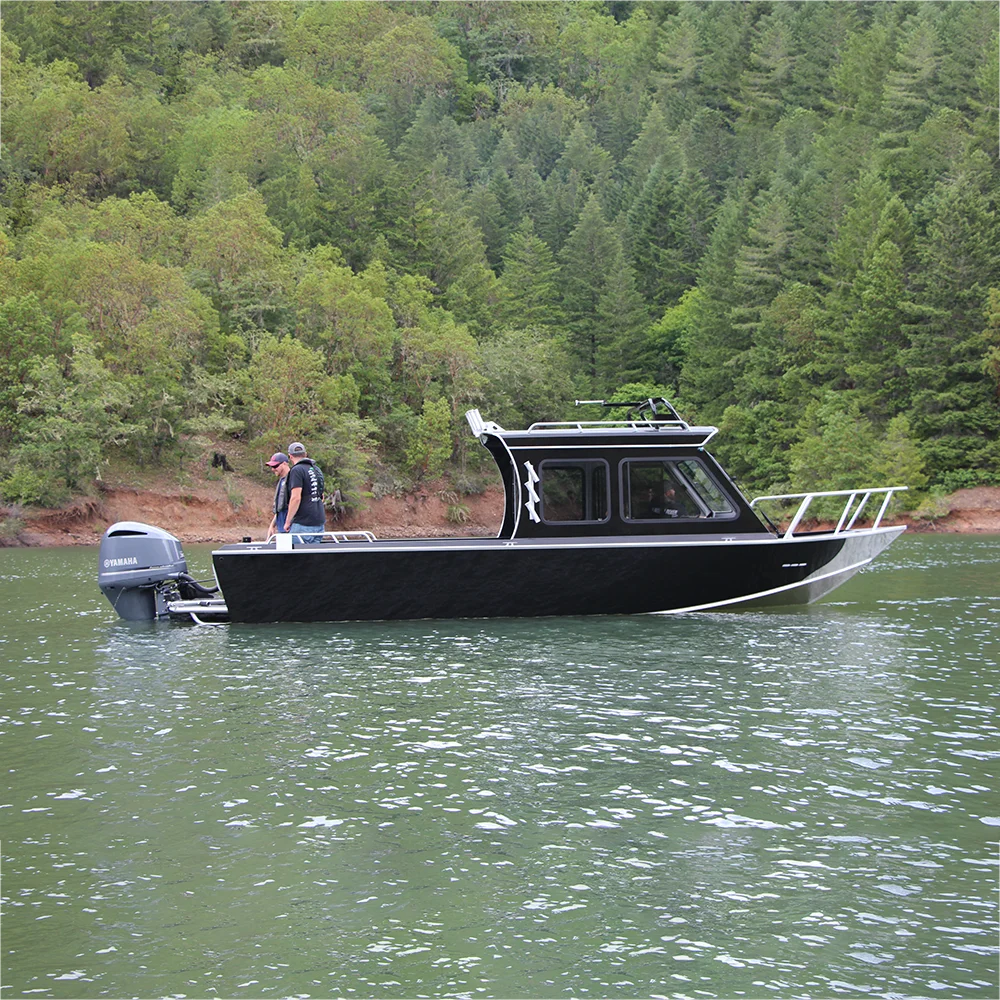 Kinocean 21ft Fully Welding Cabin Fishing Boat Aluminum Landing Craft ...