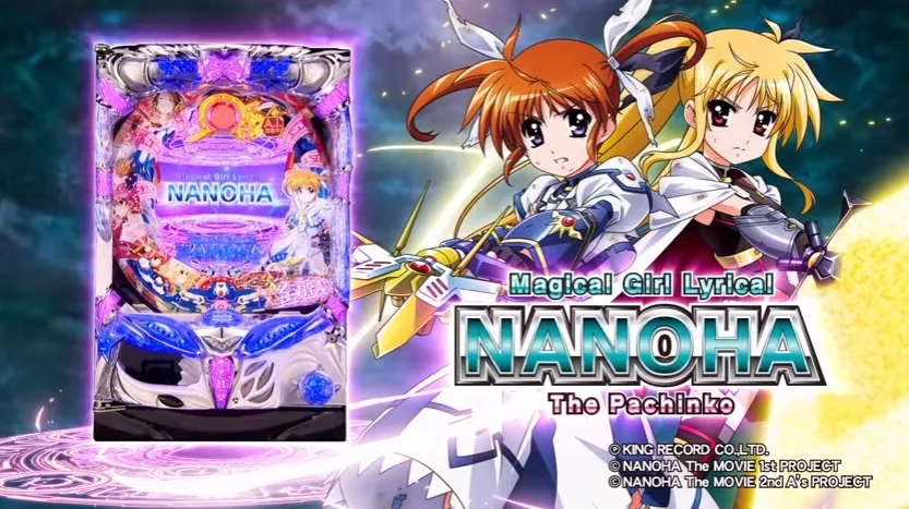 Cr Magical Girl Nanoha Anime Japan Pachinko Pinball Game Machine Used ...