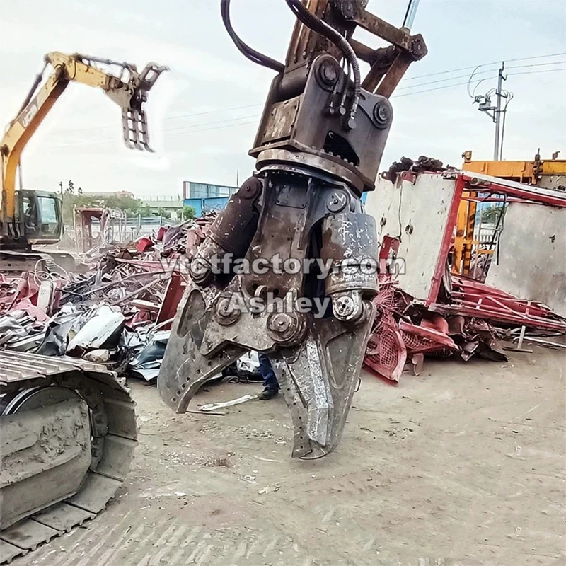 Mini Excavator Mounted Single Double Cylinder Demolition Shears ...