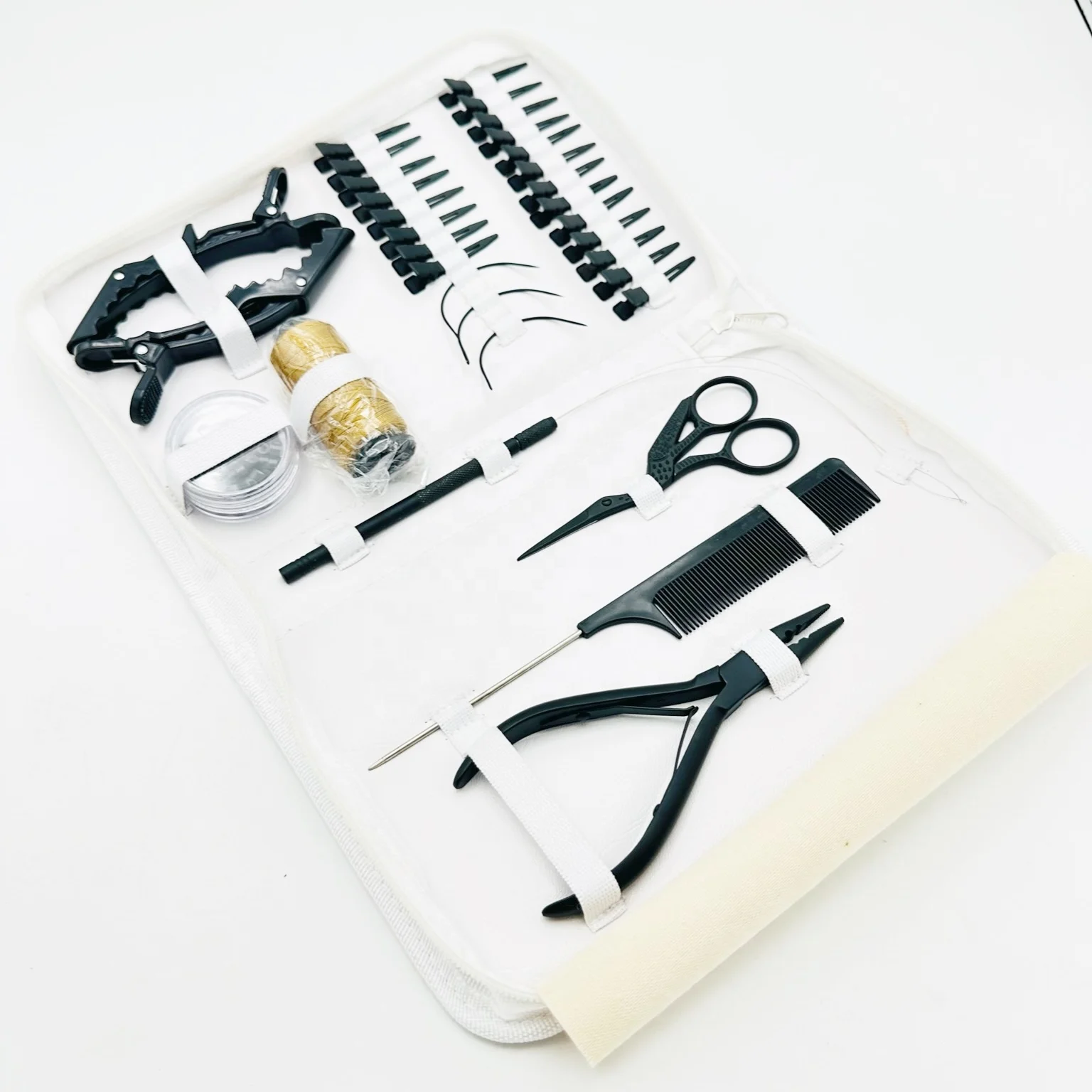 Hair Extension Tool Kit Plier for Micro and Nano Beads with Hair ...