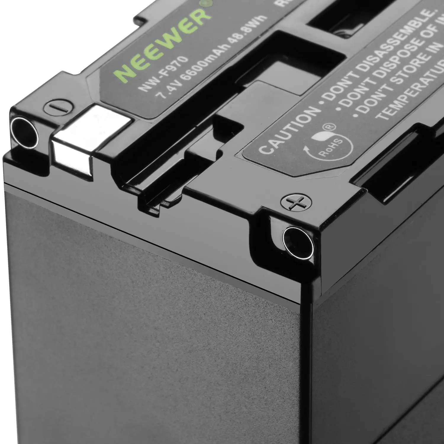 Replacement Battery Neewer 6600mah Li-ion Battery For Np-f970 Np-f960 ...