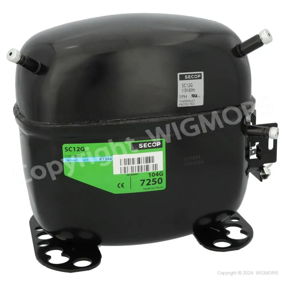 Secop Compressor SC12G with Starting Device HST 104G7250 R134a 115v/60hz