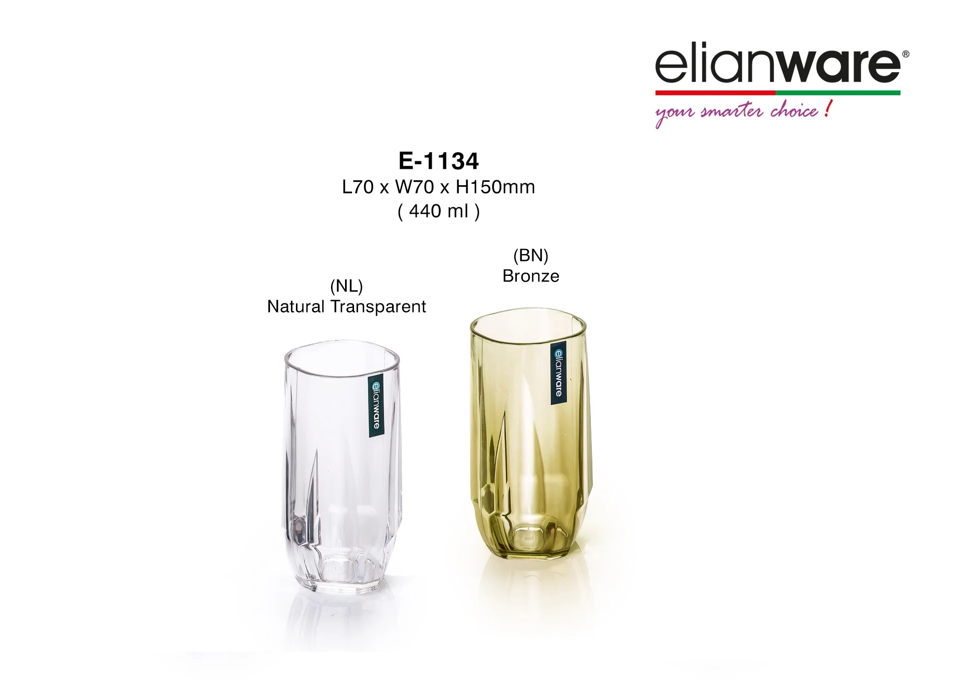 Elianware High Quality Unbreakable Clear Transparency Hard Plastic Pc ...