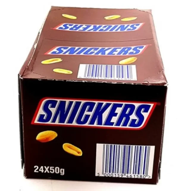 New Hot Snickers Peanut Sandwich Chocolate Bar 24*51g Energy Bar Boxed ...