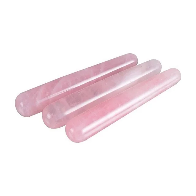 Most Powerful Healing Crystal Rose Quartz Smooth Massage Wand for ...