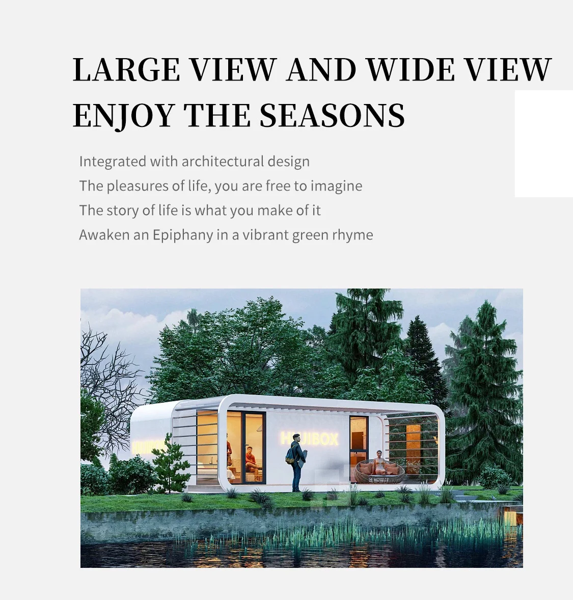 FUQIAN Factory Low Cost + Prefabricated + Outdoor + Modular House ...