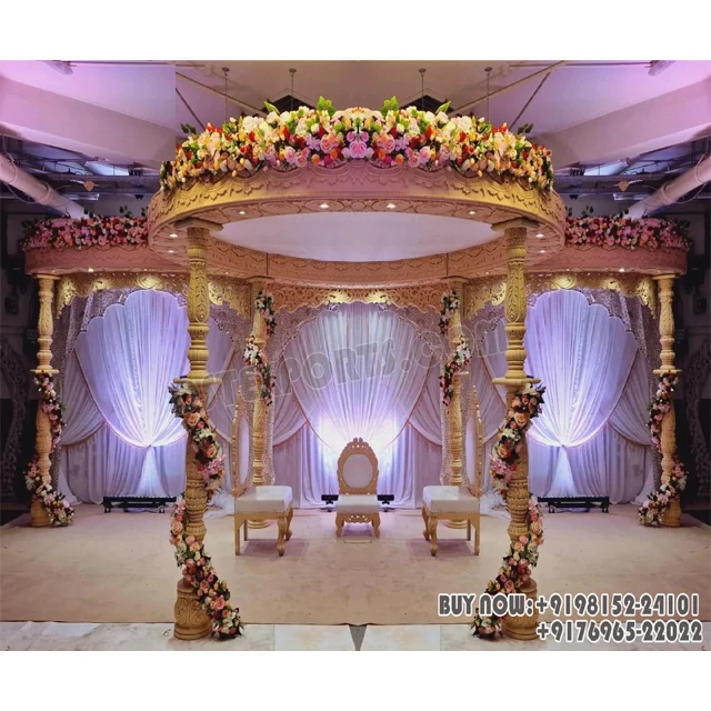 Traditional Design Hindu Wedding Mandap Setup Contemporary Wedding ...