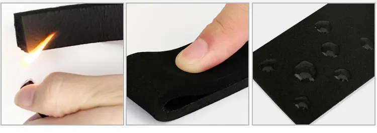 Waterproof Closed Cell Neoprene Rubber Strips Medium Hardness Epdm Foam ...