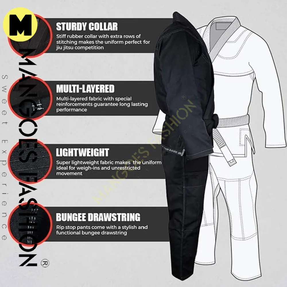 Custom Logo Latest Design Taekwondo Gi Uniform Sets OEM Service ...