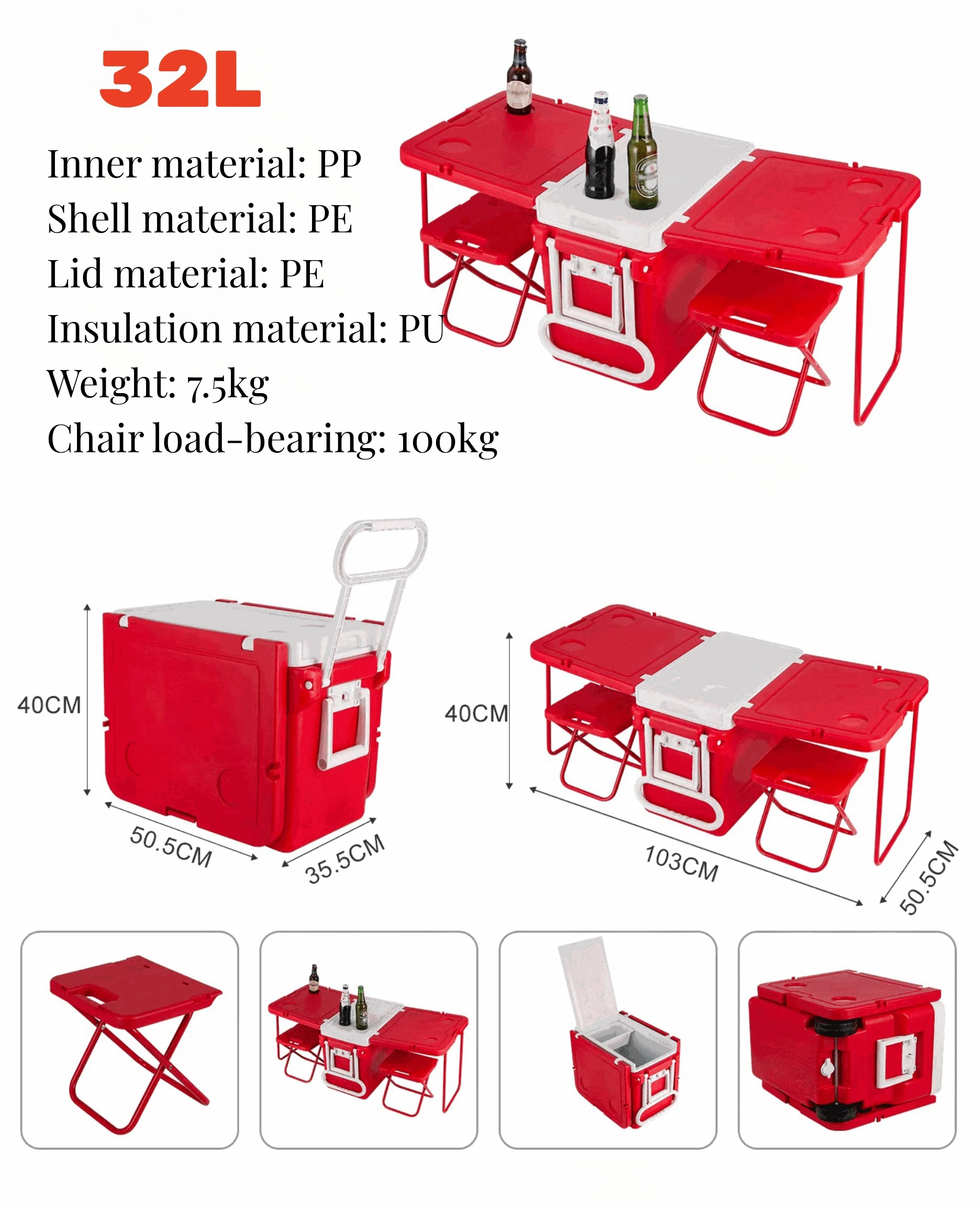 Customized Cooler Box for Outdoor Camping - Insulated & Waterproof