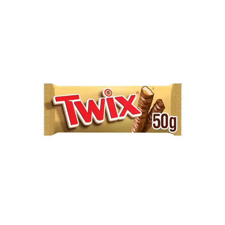 Twix Chocolate Full Box Of 24 Bars Candy Bulk Packaging Food Solid ...