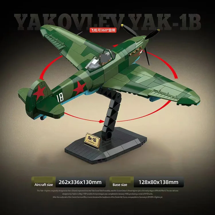 WW2 Construction Soviet Air Force Military Historic Fighter Combat ...