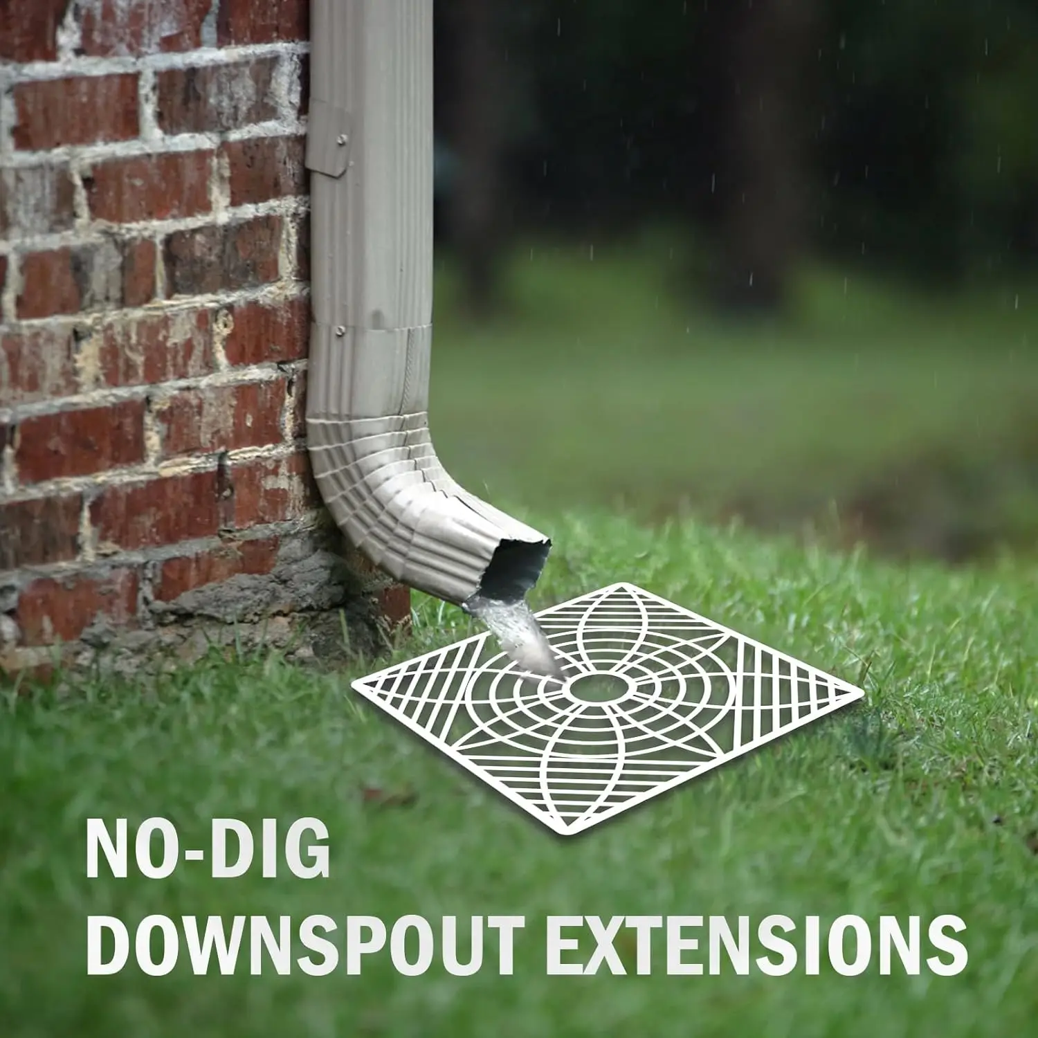 JIBOO Outdoor Gutter Downspout Extensions - Efficient & Durable