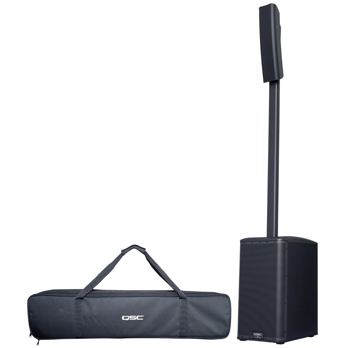 QSC KC12-BK 3000W Active 3-Way Column Loudspeaker System 100% Best ...