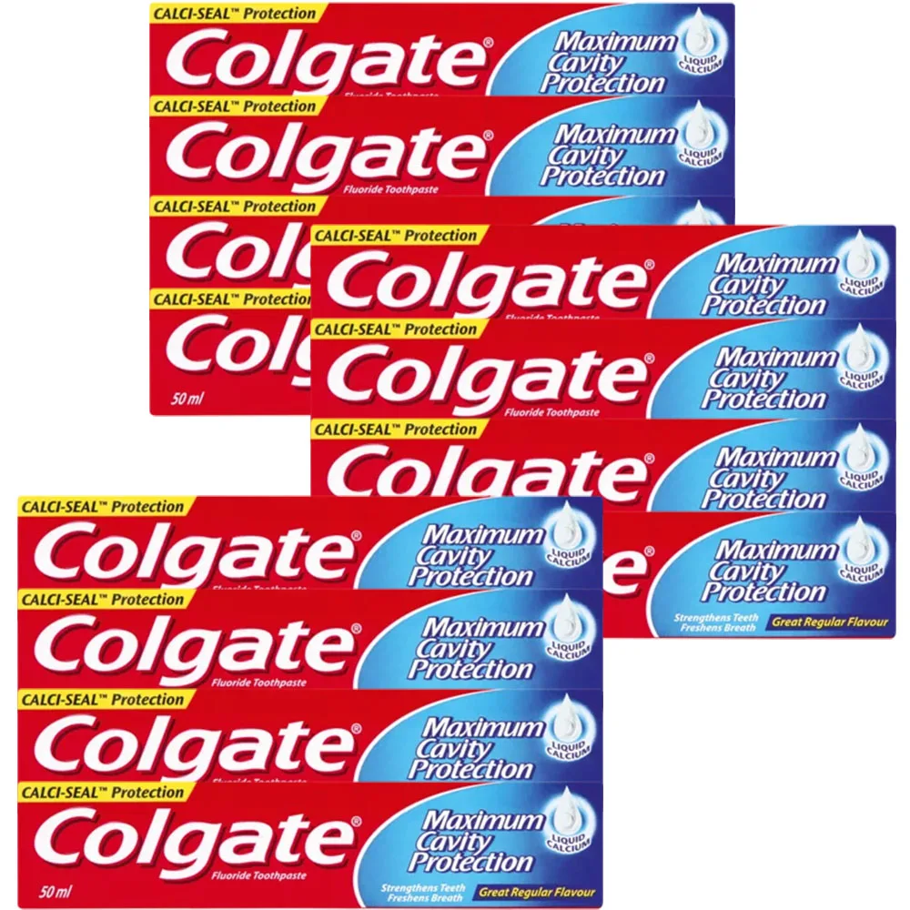 Colgate Cavity Protection Toothpaste With Fluoride -white 6 Ounce (pack ...