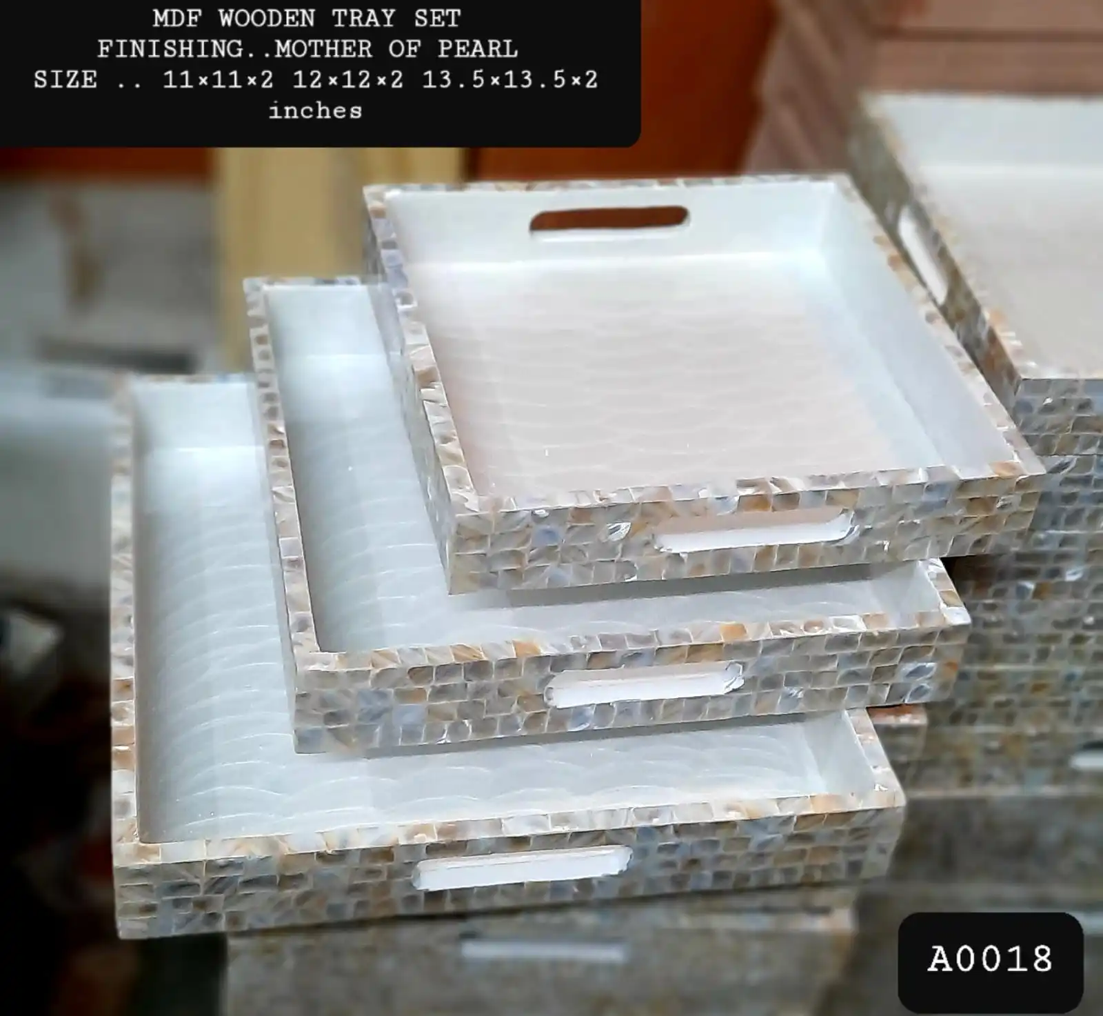 Wholesale Custom Size Wood Decor Tray Direct Indian Manufacturers Bulk ...