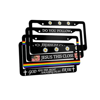 Customized Personalized Stainless Steel License Plate Holder Us ...