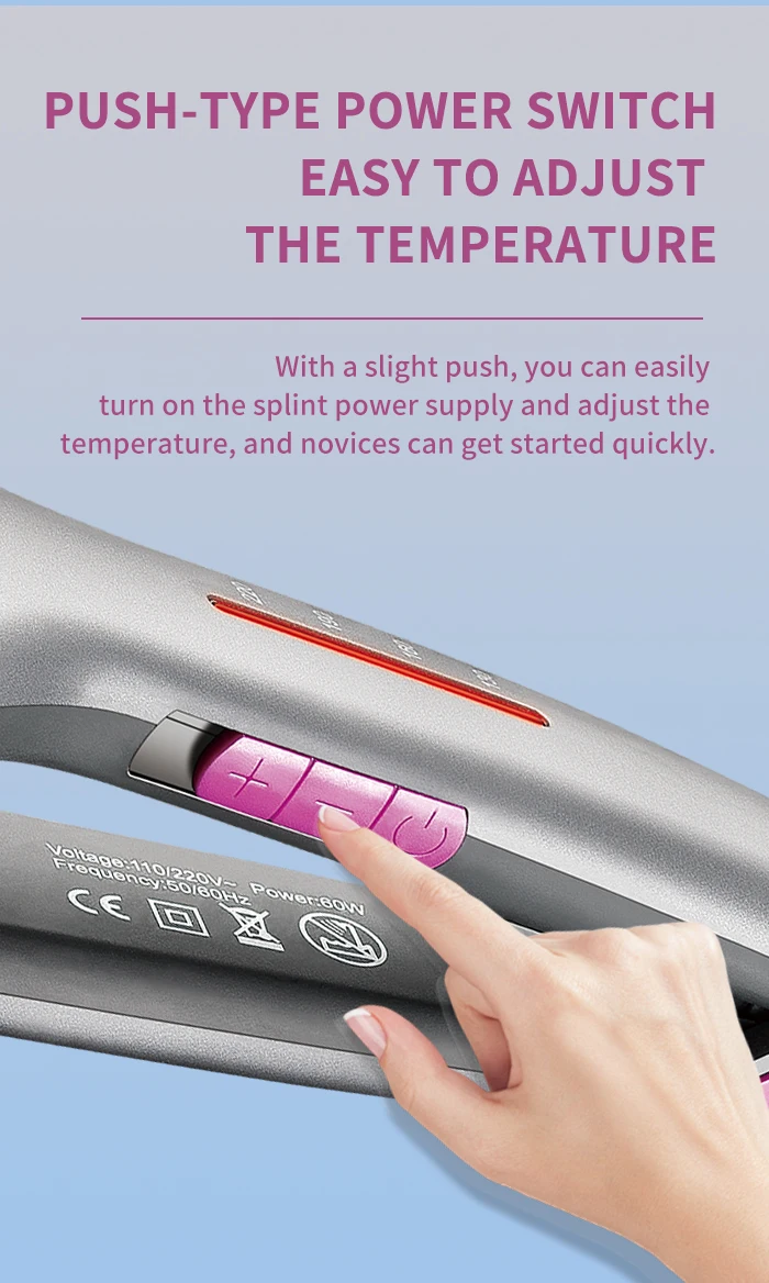 Km-2052 Electric Wide Plate Quickly Heating Professional Negative Ion ...