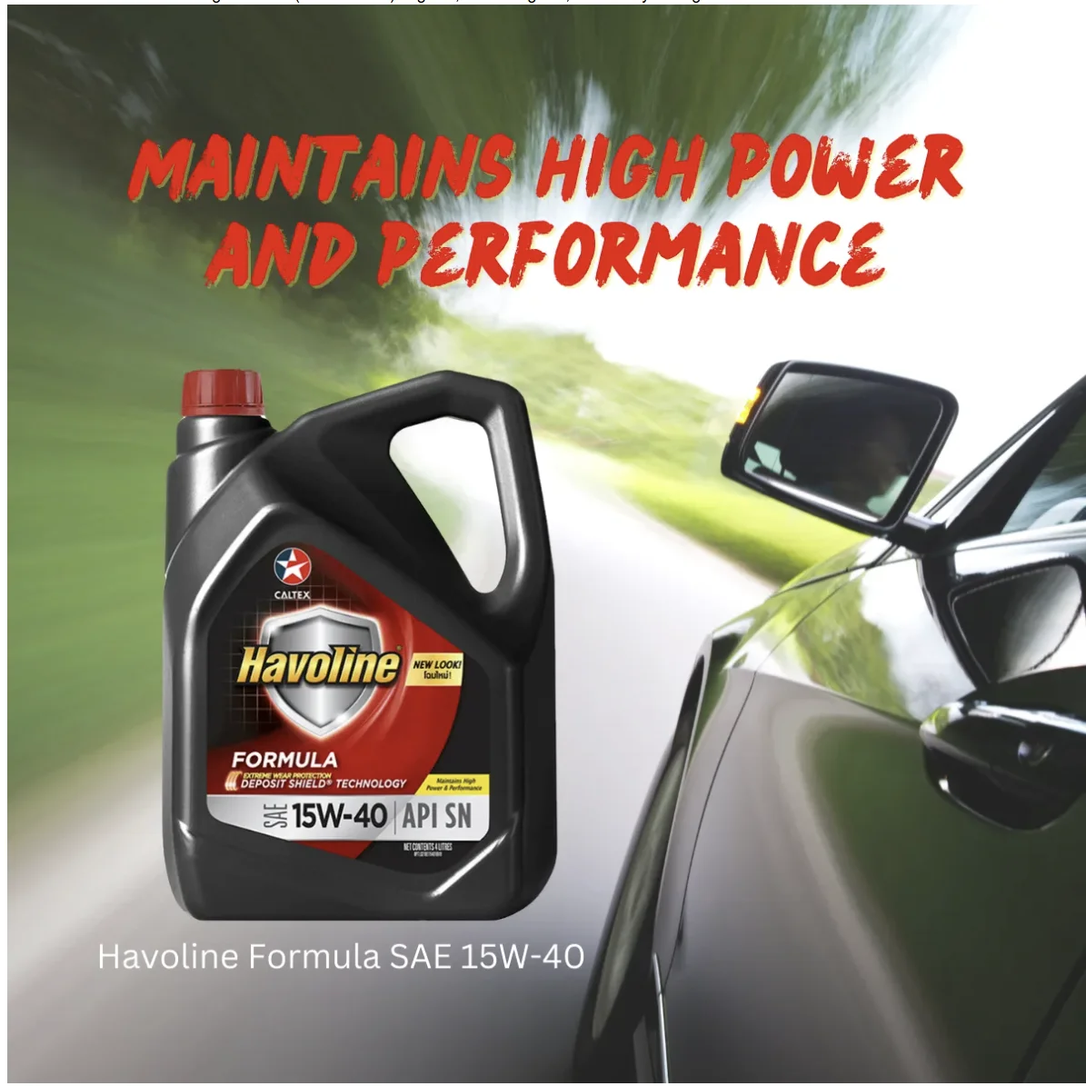 Caltex Havoline Formula Mineral Engine Oil - SAE 15W-40/5W30, SN API ...