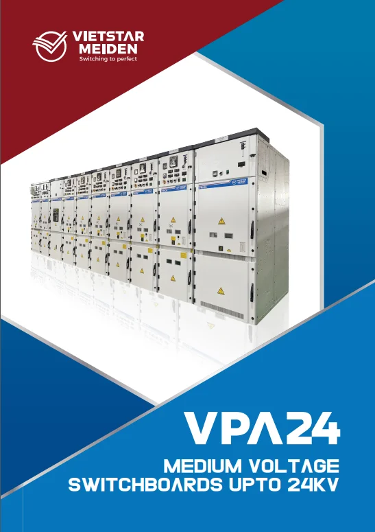 Electrical Power Distribution Cabinet Switchboard Vpa24- Rf - Bus Rises ...